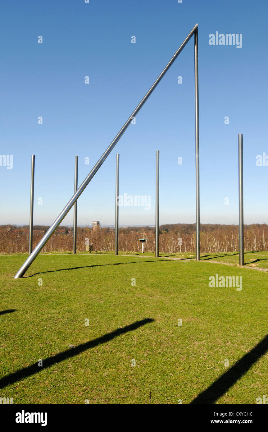 Sonnenuhr, Kunstinstallation, Halde Schwerin, verderben Castrop-Rauxel ...