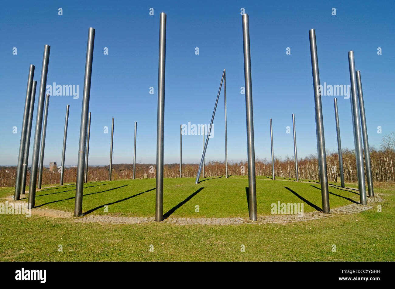 Sonnenuhr, Kunstinstallation, Halde Schwerin, verderben Castrop-Rauxel ...