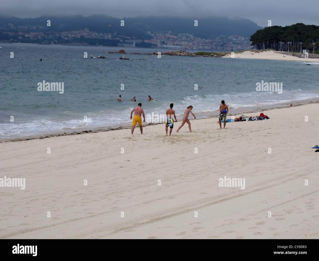 Samil Beach Spain Vigo Stockfotos und -bilder Kaufen - Alamy