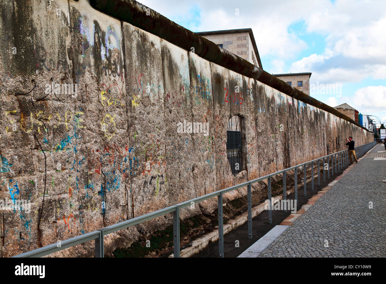 Reste der Berliner Mauer Niederkirchnerstraße Berlin Deutschland ...
