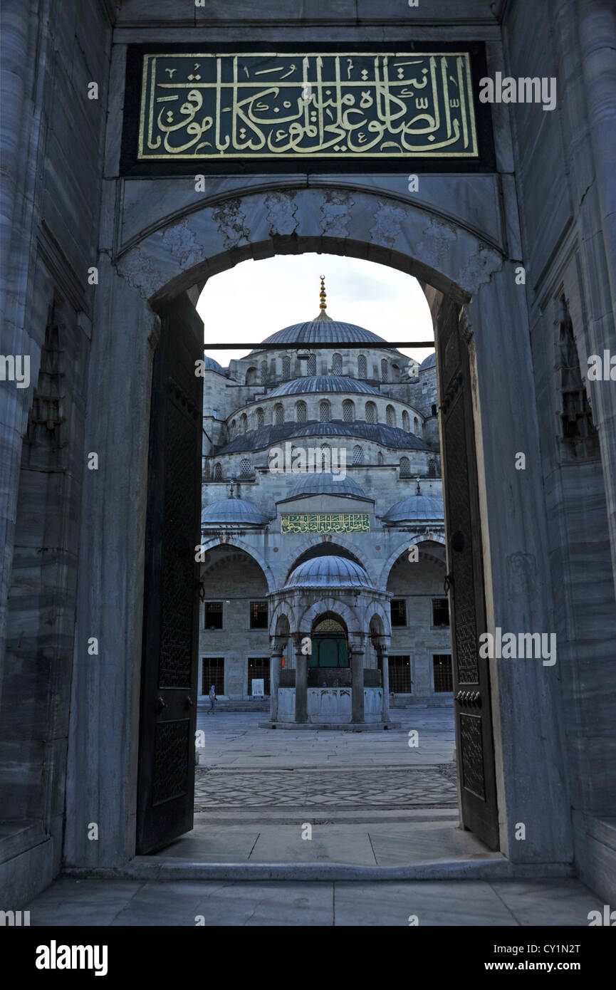 Moschee von Sultan Ahmet i., "Blaue Moschee", Istanbul Stockfotografie ...