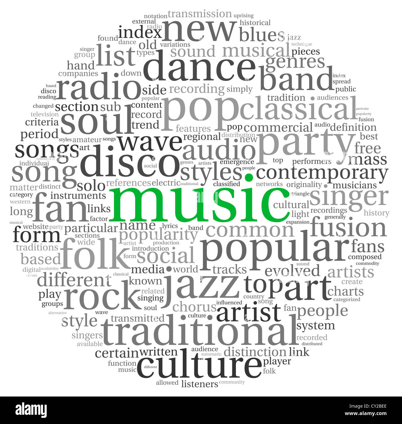 Pop music word cloud concept -Fotos und -Bildmaterial in hoher ...
