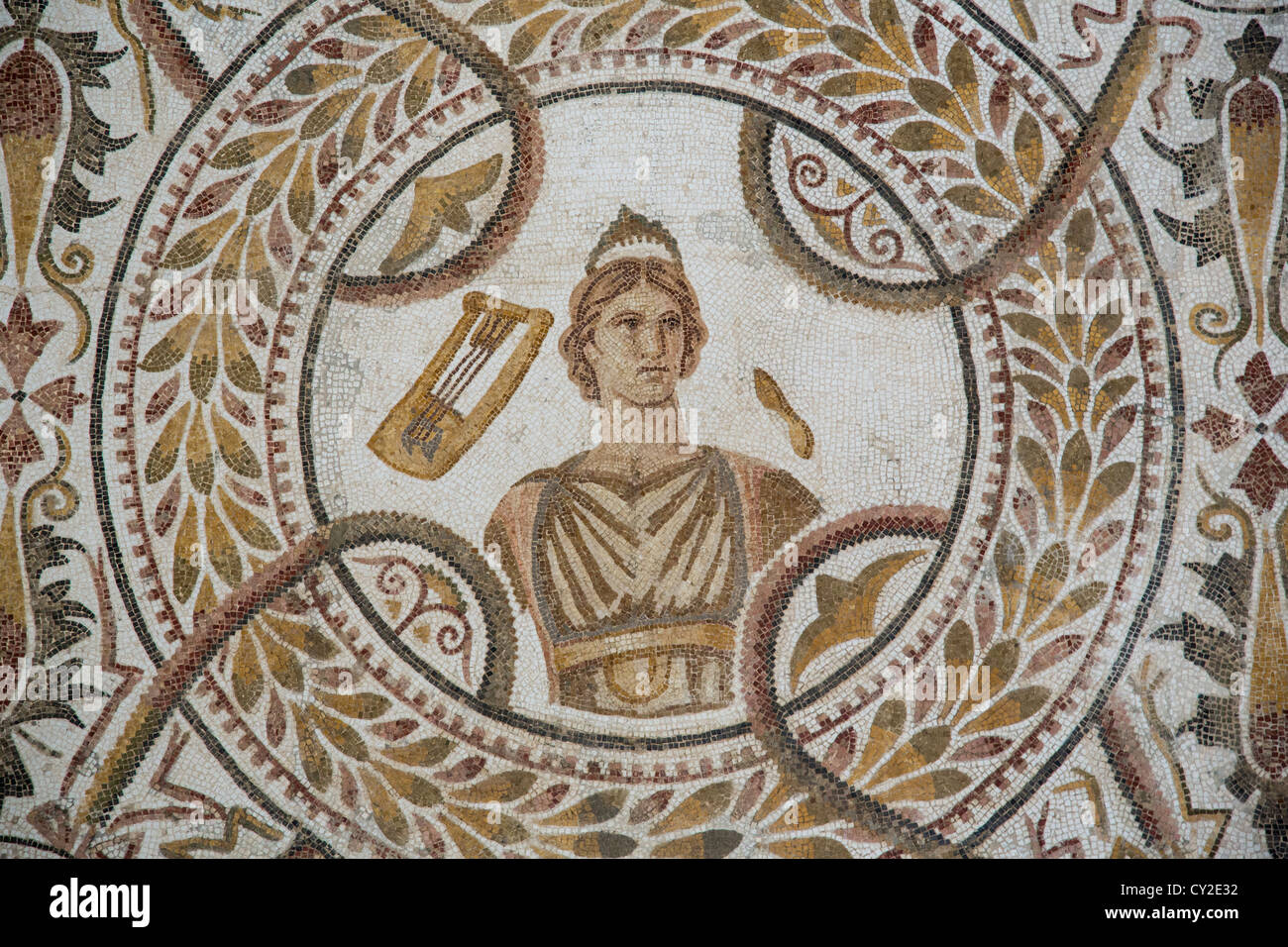 Mosaik Der Neun Musen Stockfotos und -bilder Kaufen - Alamy