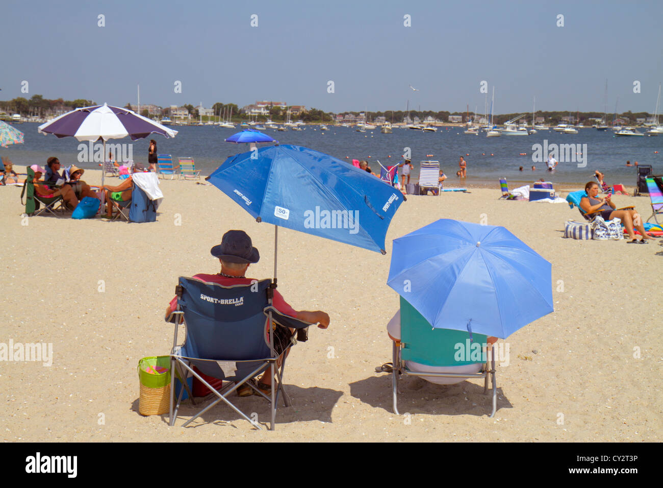 Cape Cod Massachusetts, Neuengland, Hyannis, Lewis Bay Water, Kalmus ...