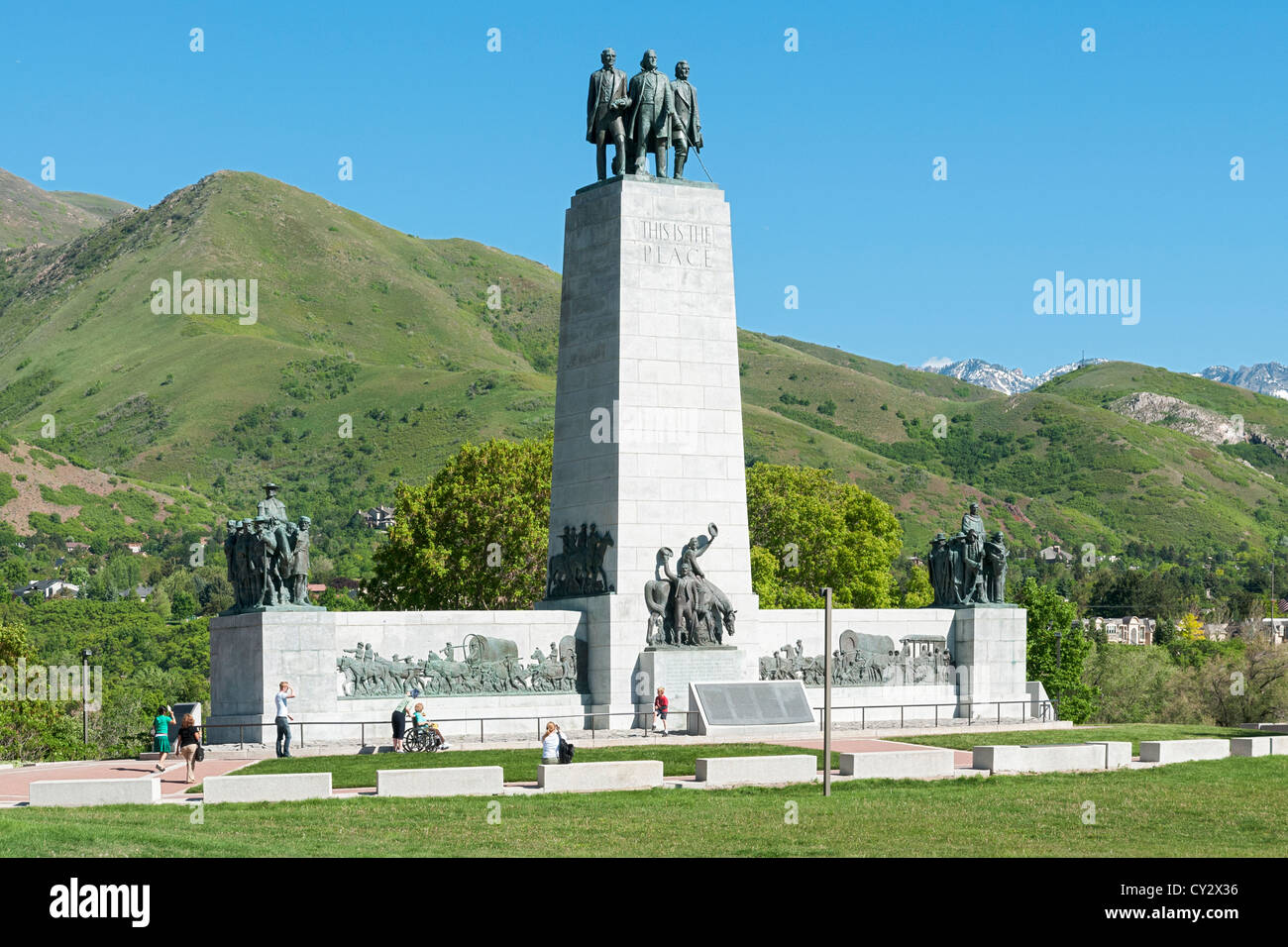 Utah, Salt Lake City, "This Is The Place" Heritage Park, "Das ist der ...