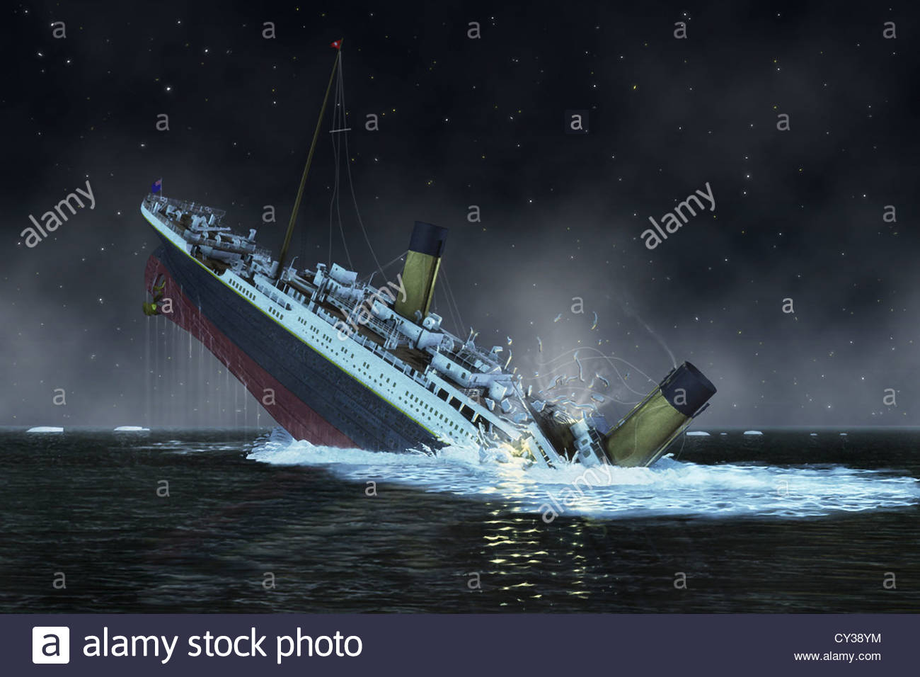Untergang Von Titanic Stockfotos & Untergang Von Titanic Bilder - Alamy