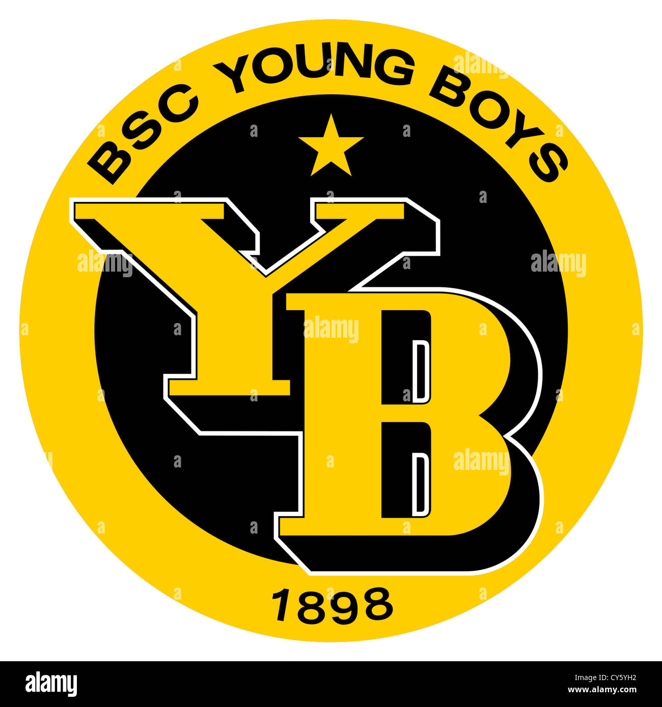Logo der Schweizer Fußballmannschaft BSC Young Boys Bern ...