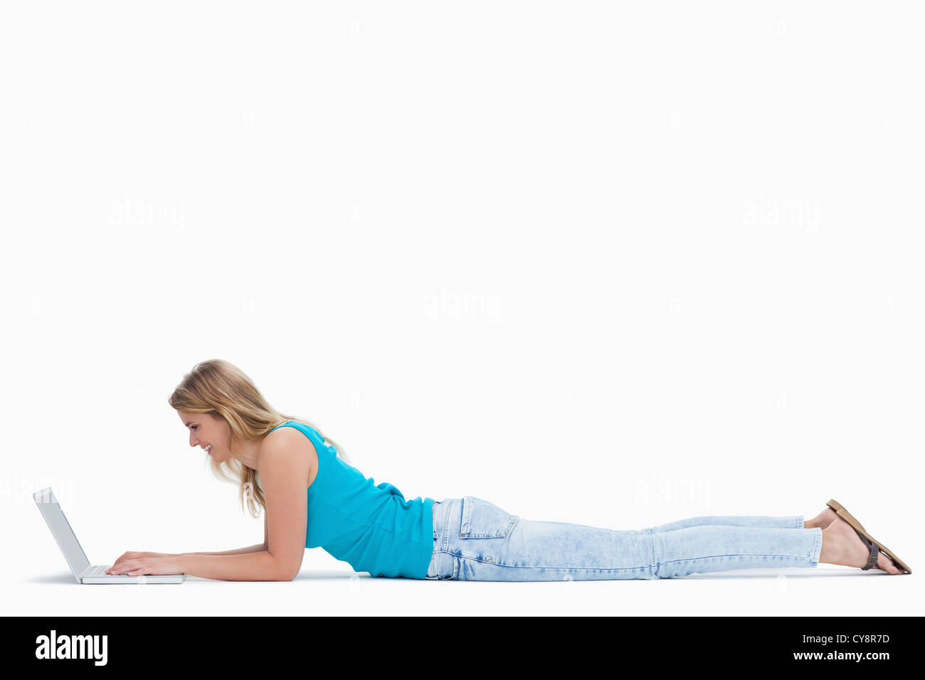 Auf dem boden liegen ist Ausgeschnittene Stockfotos und -bilder - Alamy