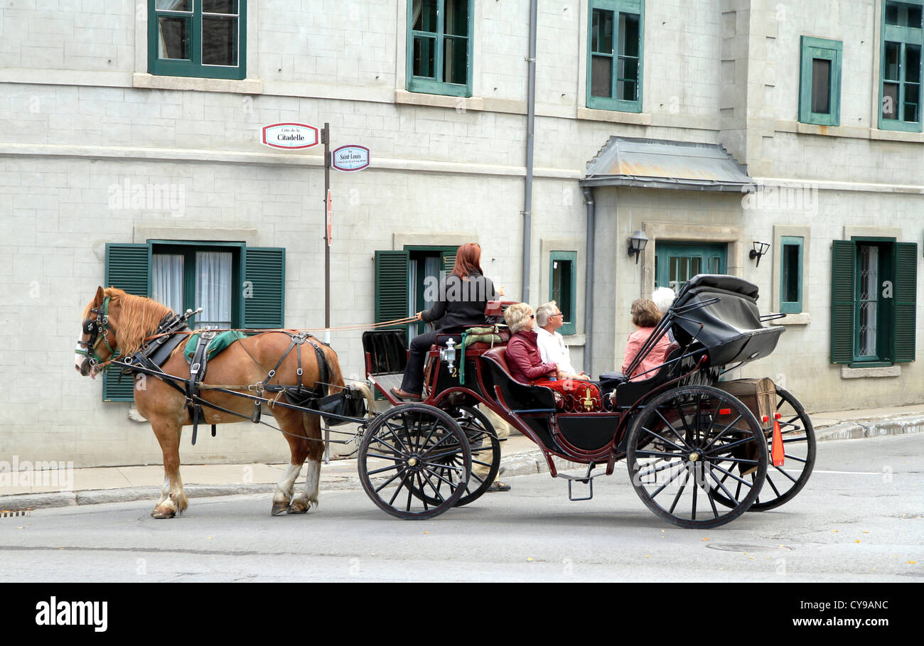 Horse drawn carriage tour -Fotos und -Bildmaterial in hoher Auflösung ...