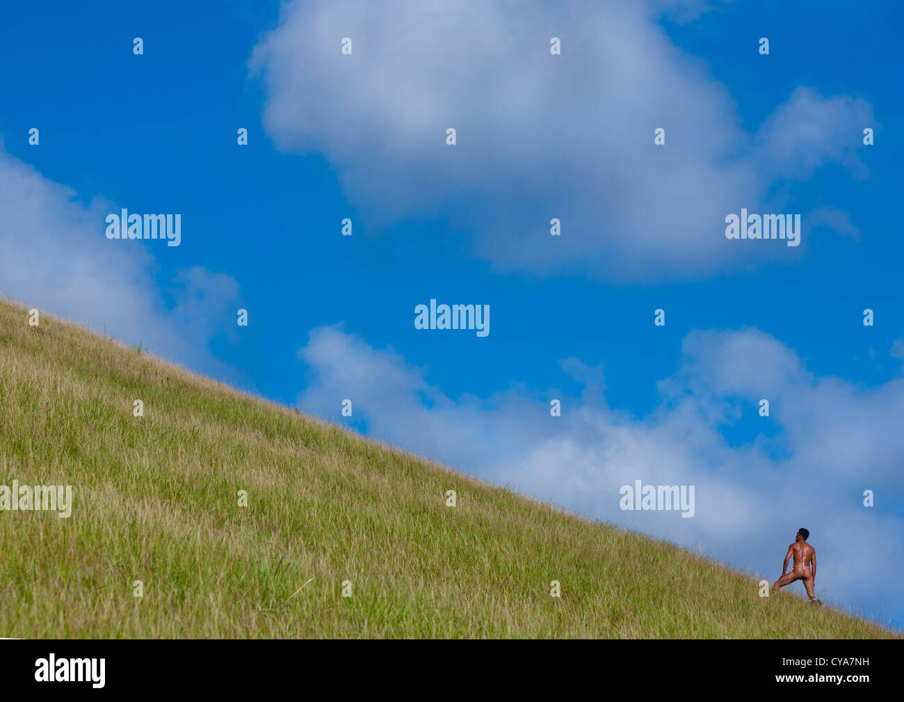 Banana Race Tapati Festival Stockfotos und -bilder Kaufen - Alamy