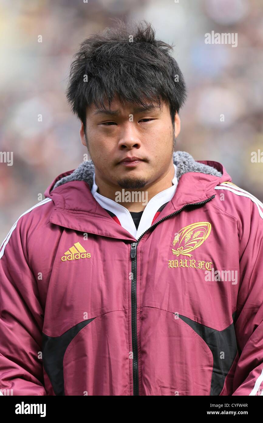 Ryutaro Ueda (Waseda), 3. November 2012 - Rugby: Kanto Intercollegiate Rugby match Spiele ...