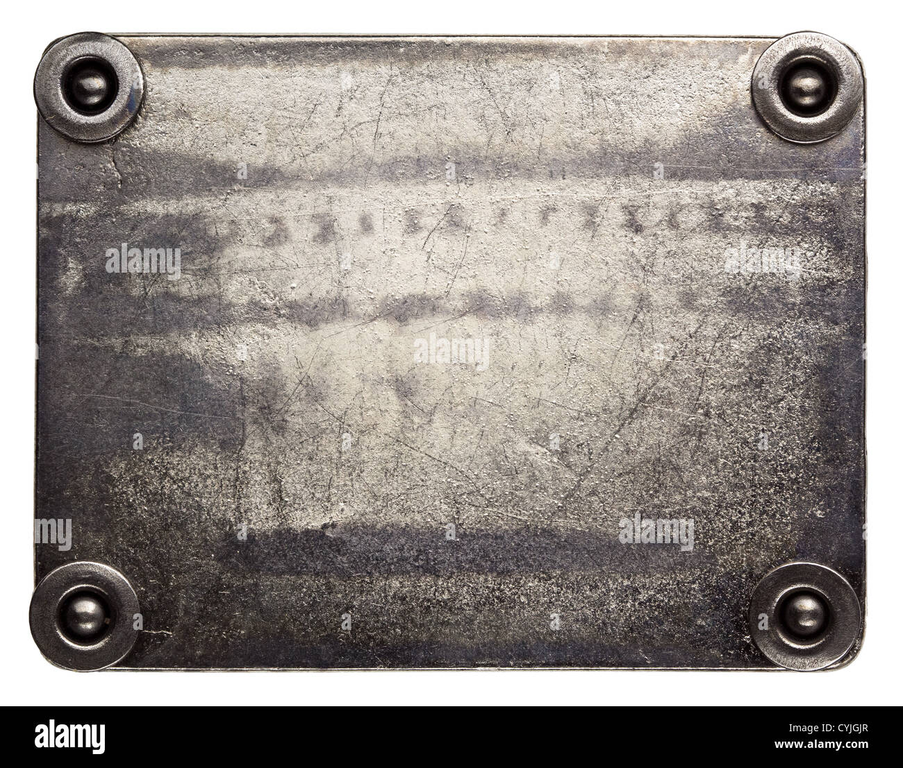 Metallplatte mit nieten und loch -Fotos und -Bildmaterial in hoher Auflösung – Alamy