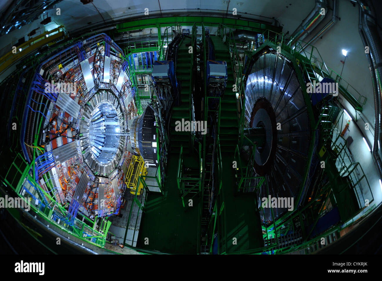 Das Experiment am CERN Genf: Atlas, Alice, Large Hadron Collider LHC, Higgs-Boson, CMS ...