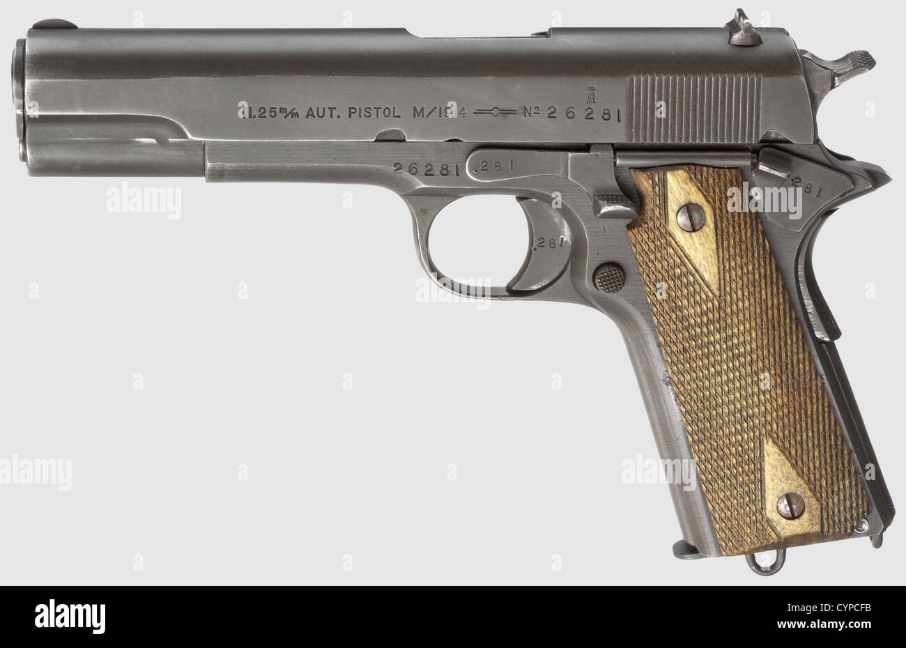 Hengst Kongsberg Mod.1914,Wehrmacht,cal..45 ACP,Nr.26281.passende ...