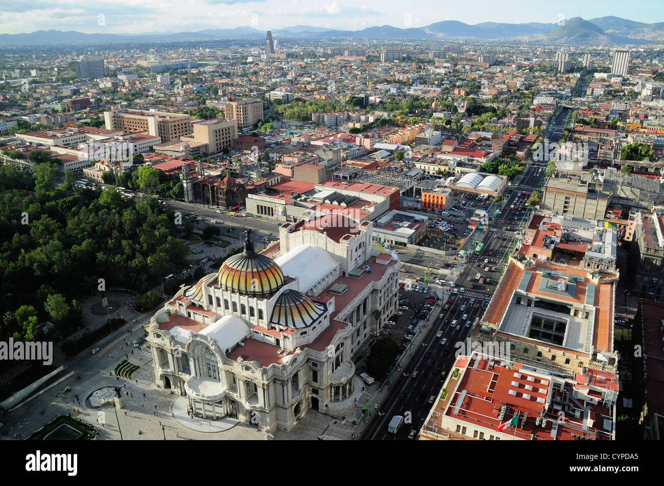 Overhead view central mexico city -Fotos und -Bildmaterial in hoher Auflösung – Alamy