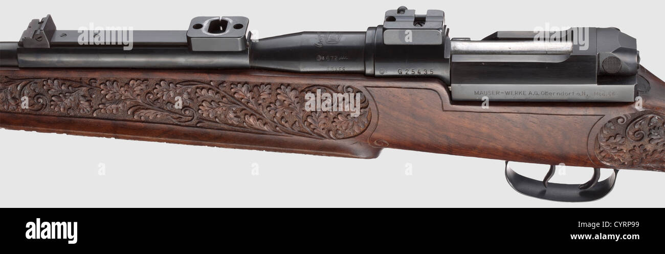 Ein Mauser 66 Luxus Repetierbüchse, mit Schmidt & Bender Scope, cal. 6. ...
