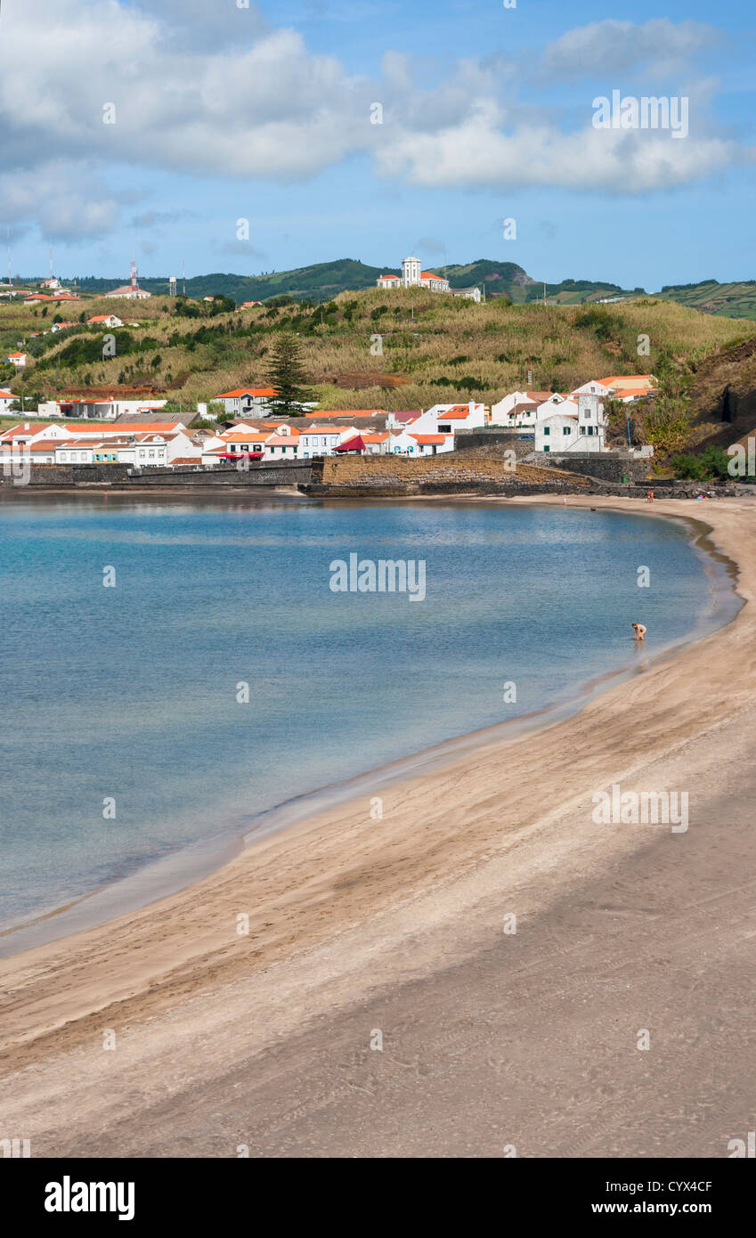Baia de Porto Pim Beach in Horta Faial Inselhauptstadt auf den Azoren ...