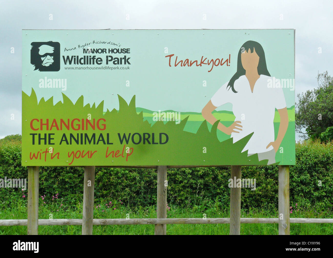 TV Moderatorin Anna Ryder Richardson Manor House Wildlife Park in der ...