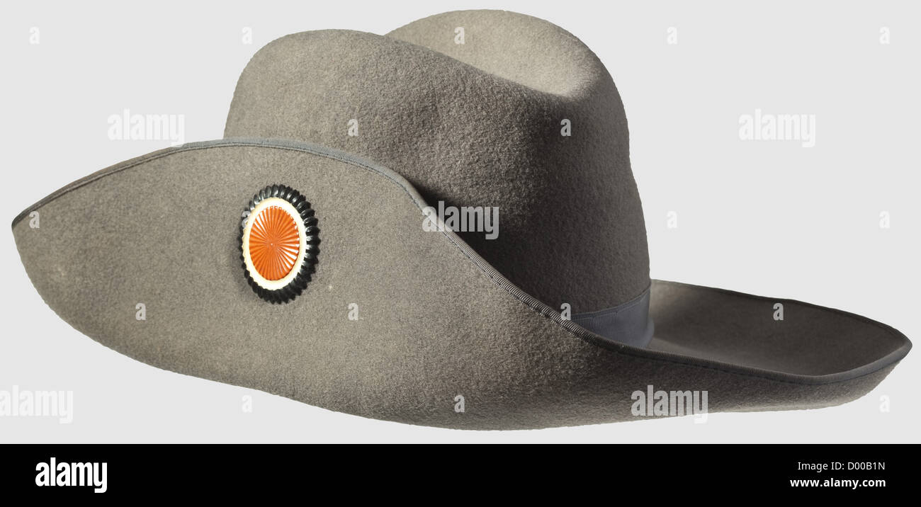 Ein Hut für Mitglieder der Schutztruppen in Deutsch-Südwestafrika ...