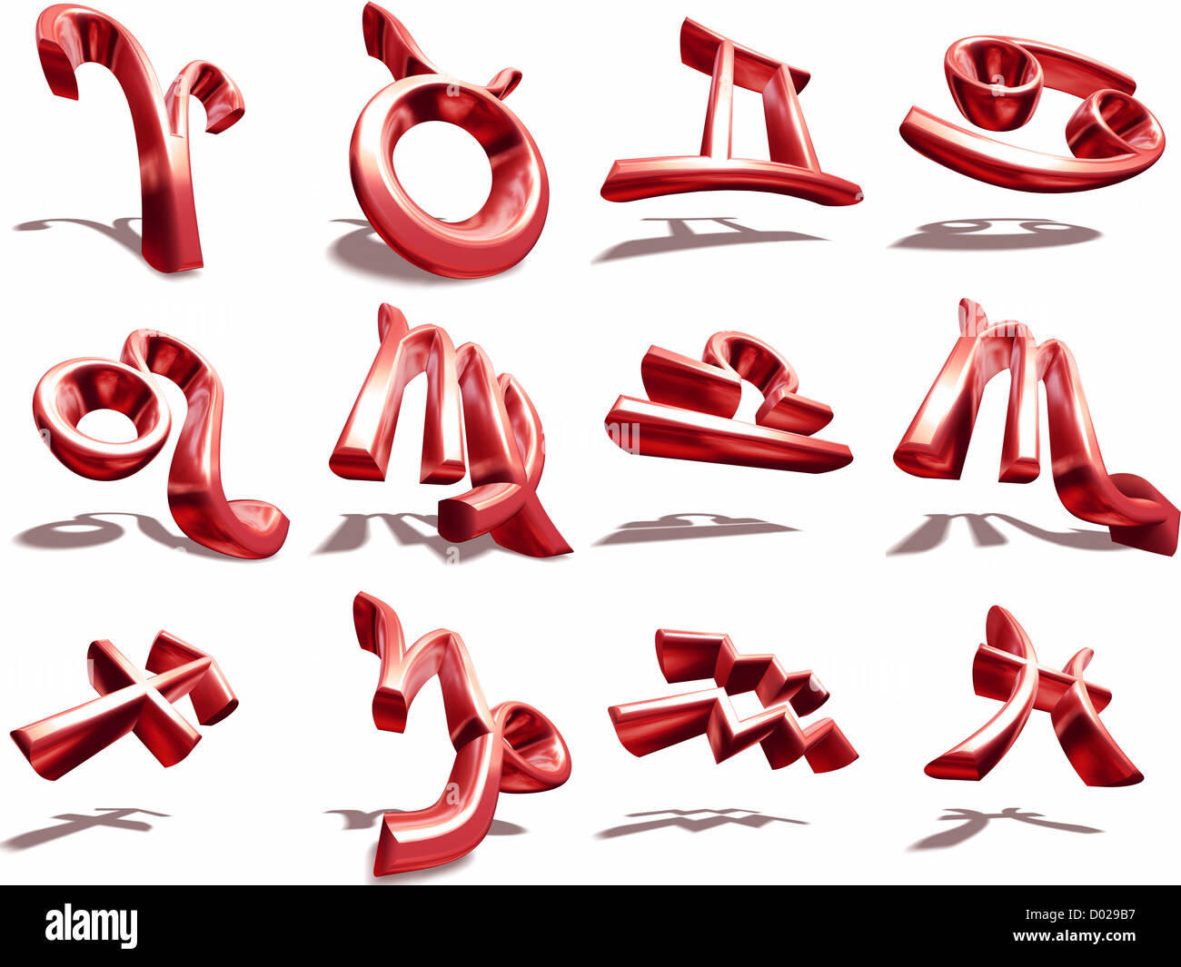 Sternzeichen symbol zeichen astrologie Ausgeschnittene Stockfotos und ...