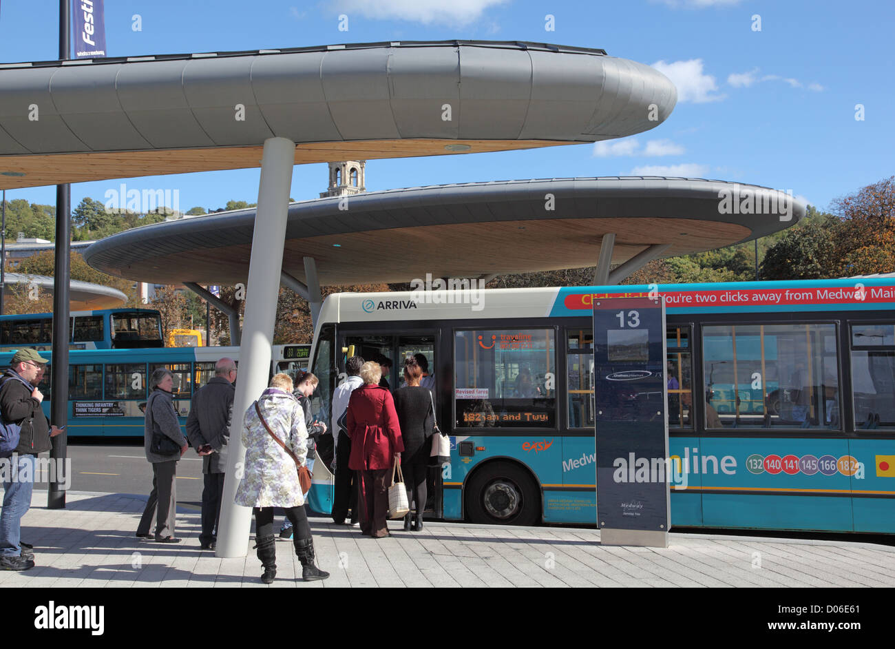 Chatham Waterfront Busbahnhof Stockfotos und -bilder Kaufen - Alamy