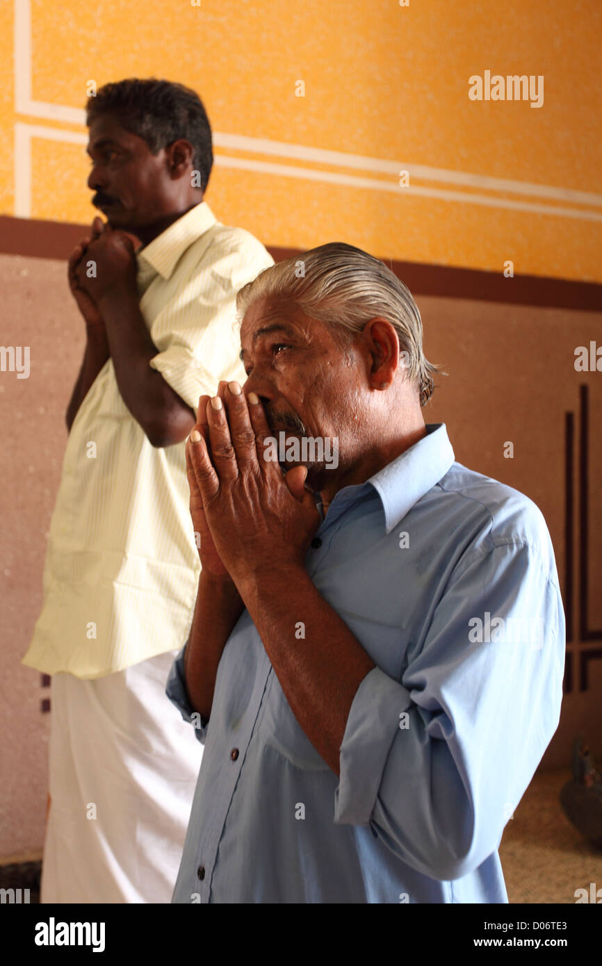 Bild von Menschen verehren Jesus in Kerala Stockfotografie - Alamy