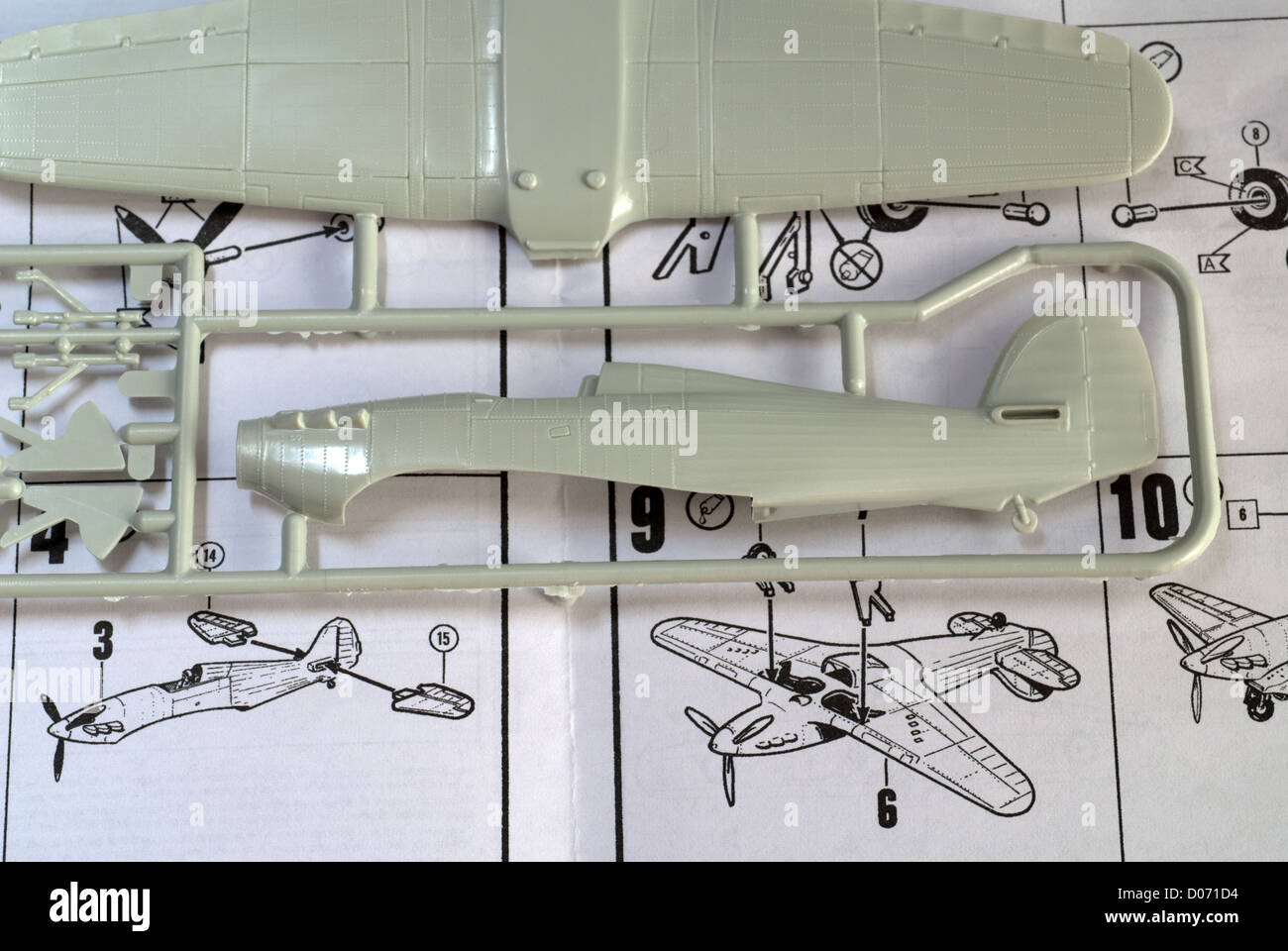 Modell-Bausatz von Revell Hawker Hurricane Stockfotografie - Alamy