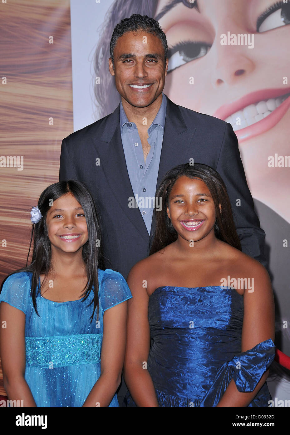 Rick Fox mit seiner Tochter und ihre Freundin Disney "Rapunzel-Neu ...