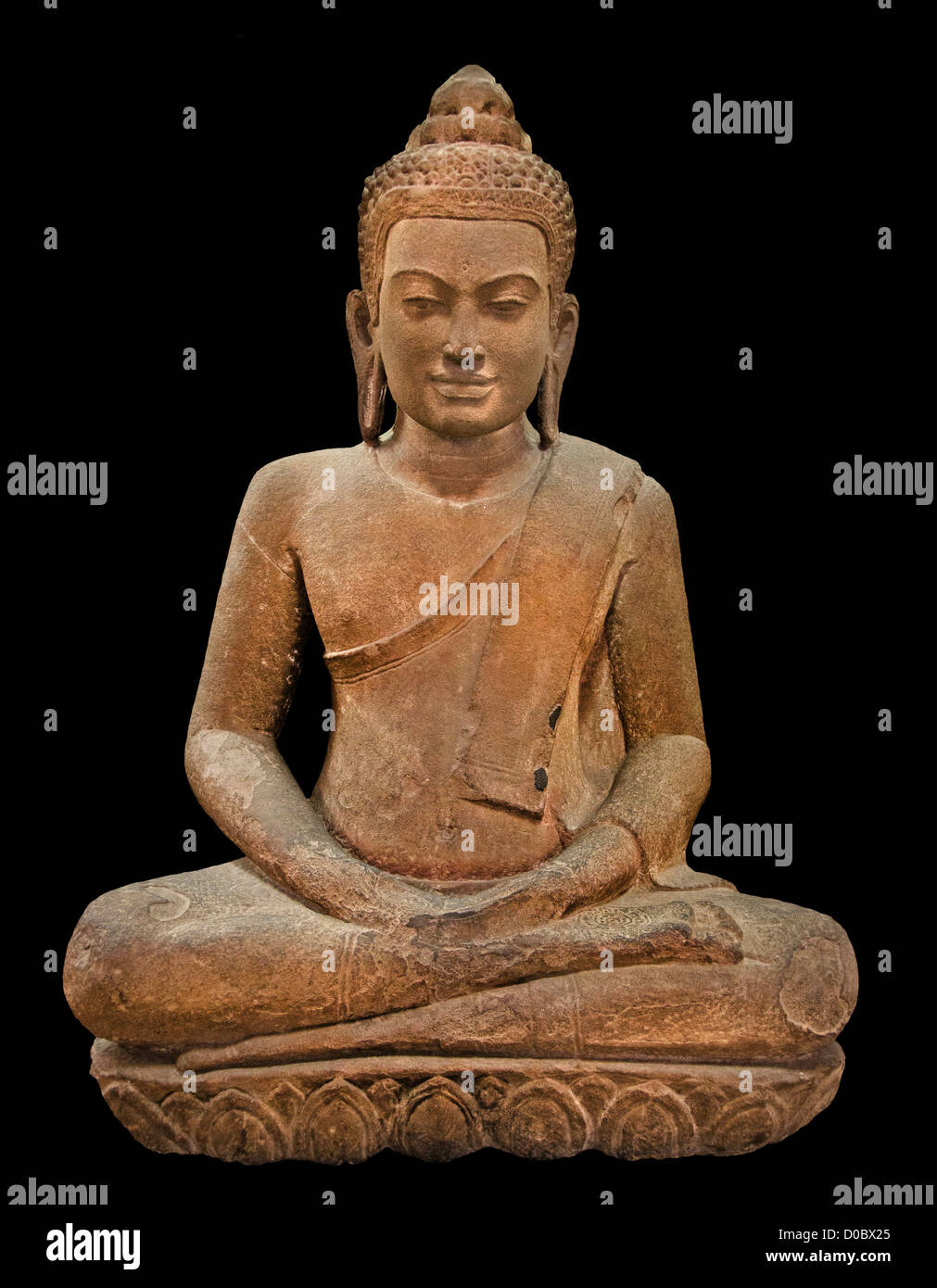 Buddha der Lopburi Epoche in Samadhi Mudra 12. – 13. Jahrhunderts ...