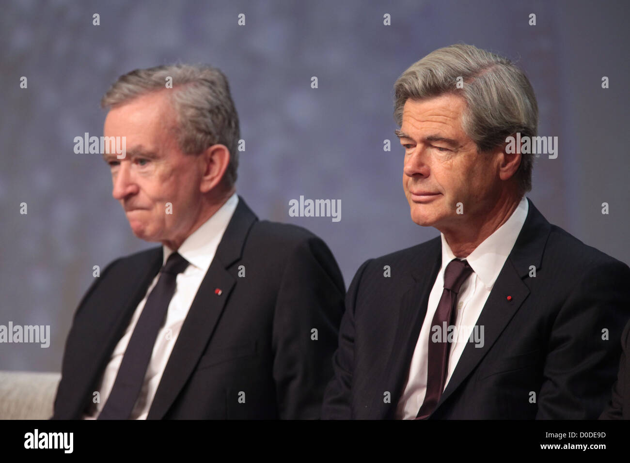 BERNARD ARNAULT LVMH CEO UND PIERRE GODE VIZE-PRÄSIDENT DER ...