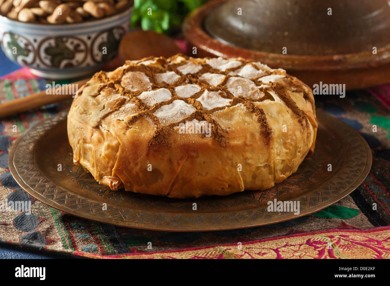 Pastilla Taube Pie Marokko Essen Stockfotografie - Alamy