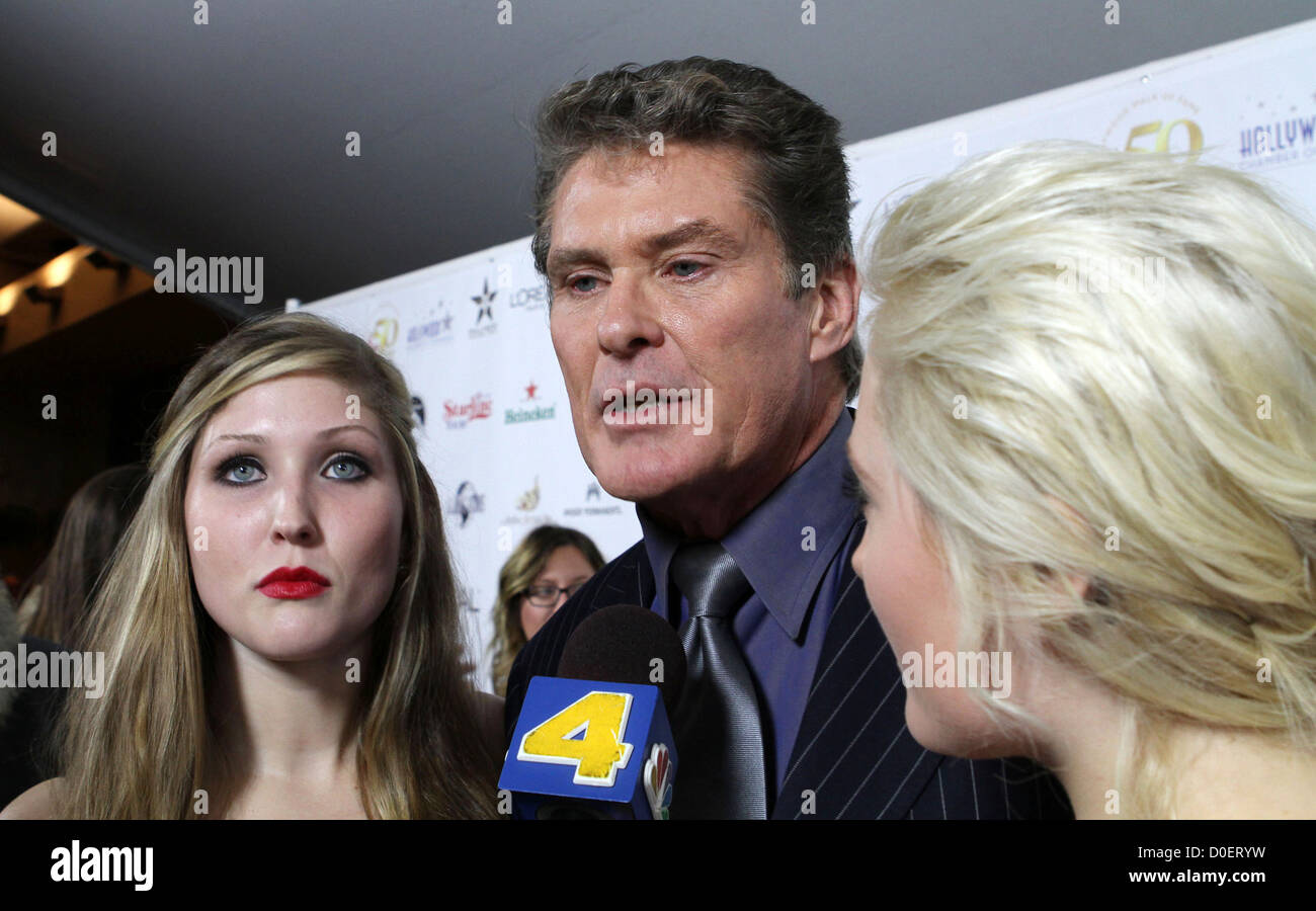 David Hasselhoff und seine Töchter Hayley Hasselhoff und Taylor-Ann ...