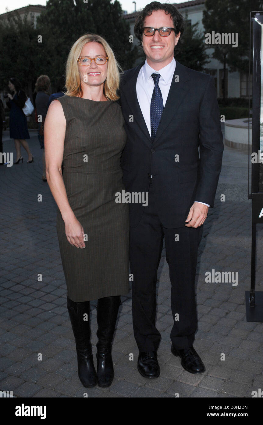 Elisabeth Shue und David Guggenheim Los Angeles Premiere von "Warten ...