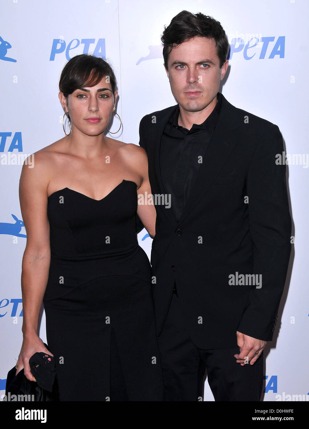Casey Affleck mit seiner Frau Sommer Phoenix PETA 30. Jubiläums-Gala und humanitäre ...