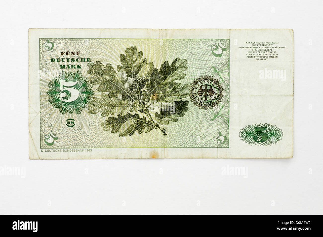 5 deutsche mark banknote -Fotos und -Bildmaterial in hoher Auflösung ...