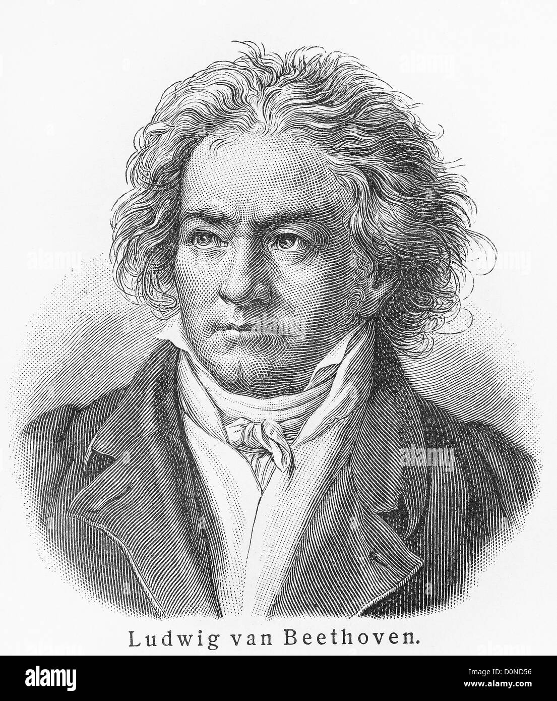 Portrait Von Ludwig Van Beethoven Ausgeschnittene Stockfotos und ...