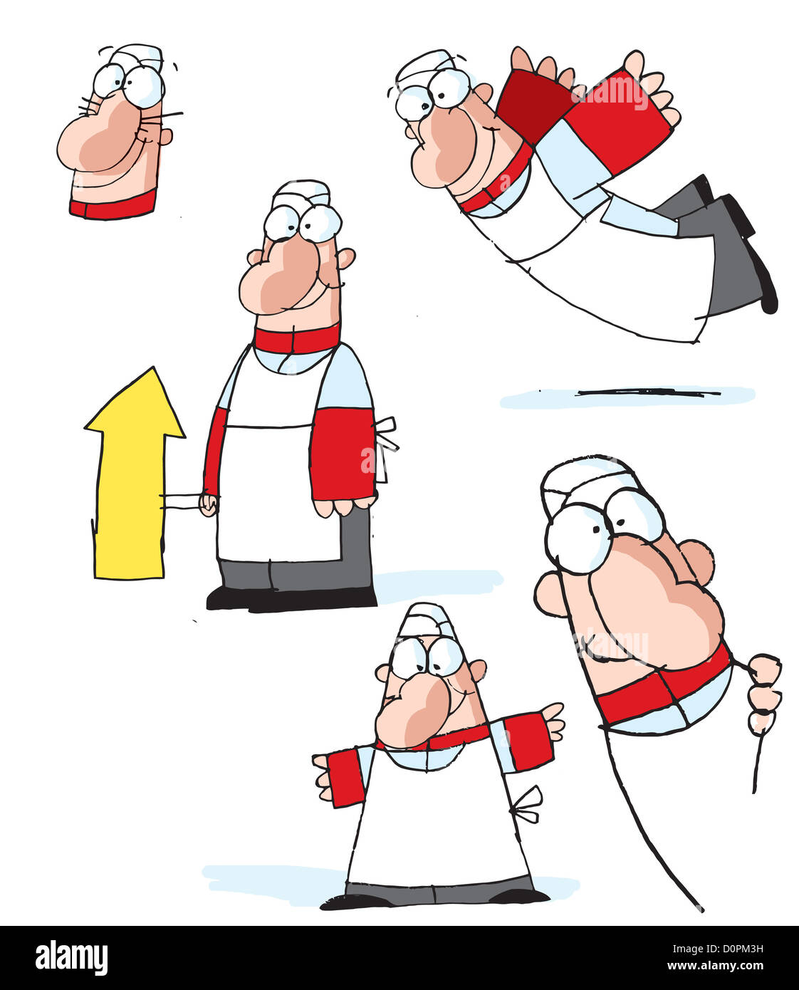 Vector de dibujos animados de chef -Fotos und -Bildmaterial in hoher ...