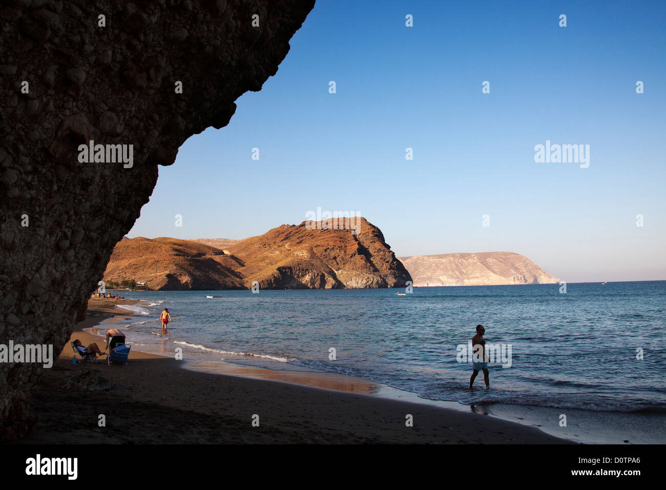 Las Negras Strand Cabo de Gata-Nijar Almeria Andalusien Spanien ...