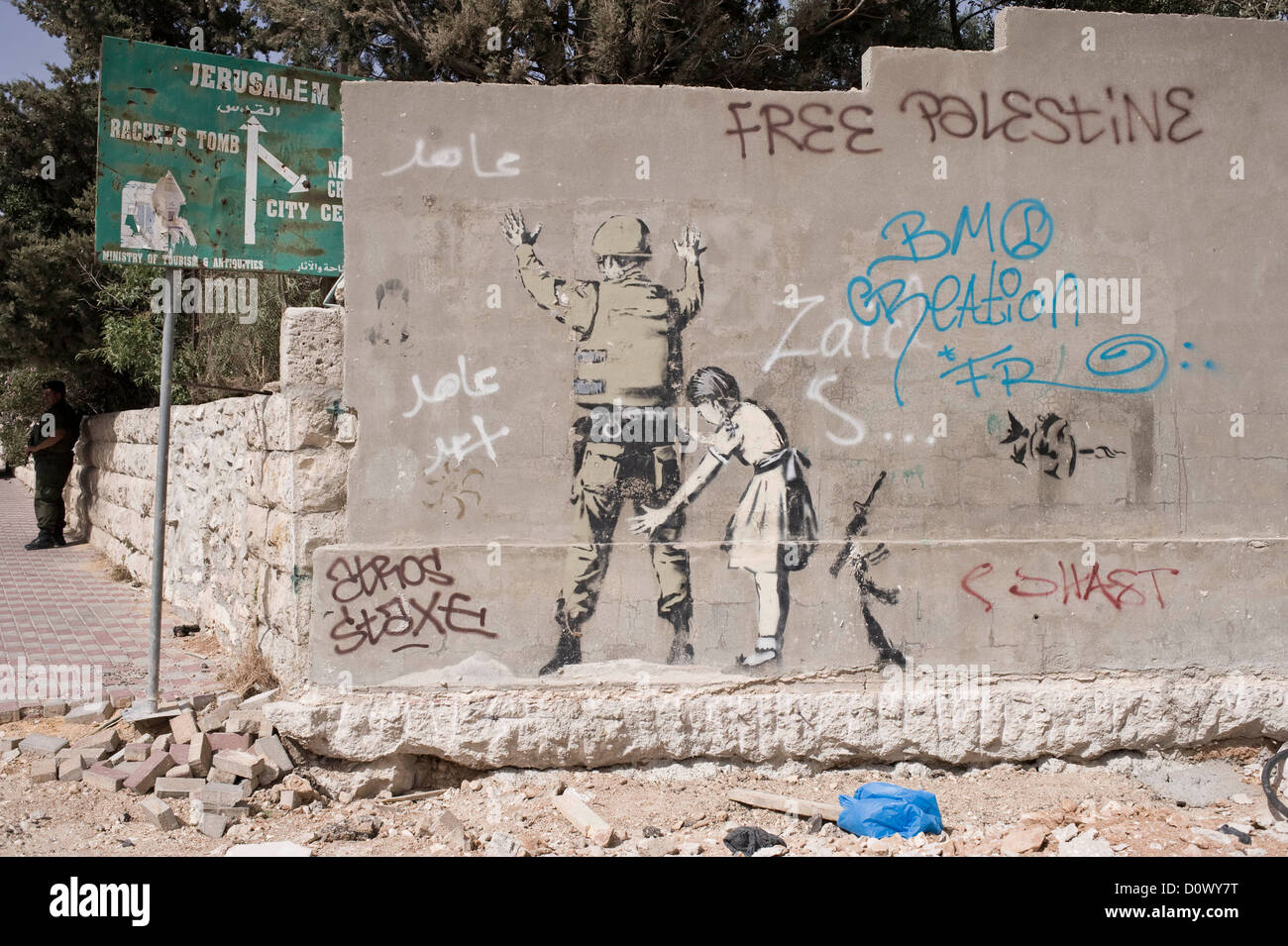 Banksy israel wall -Fotos und -Bildmaterial in hoher Auflösung – Alamy