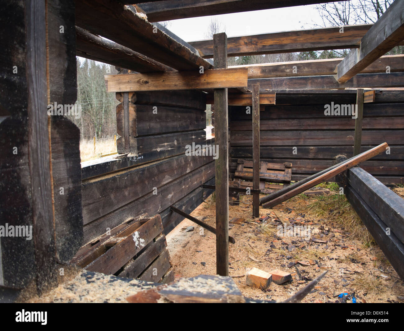 Blockhaus im bau -Fotos und -Bildmaterial in hoher Auflösung – Alamy
