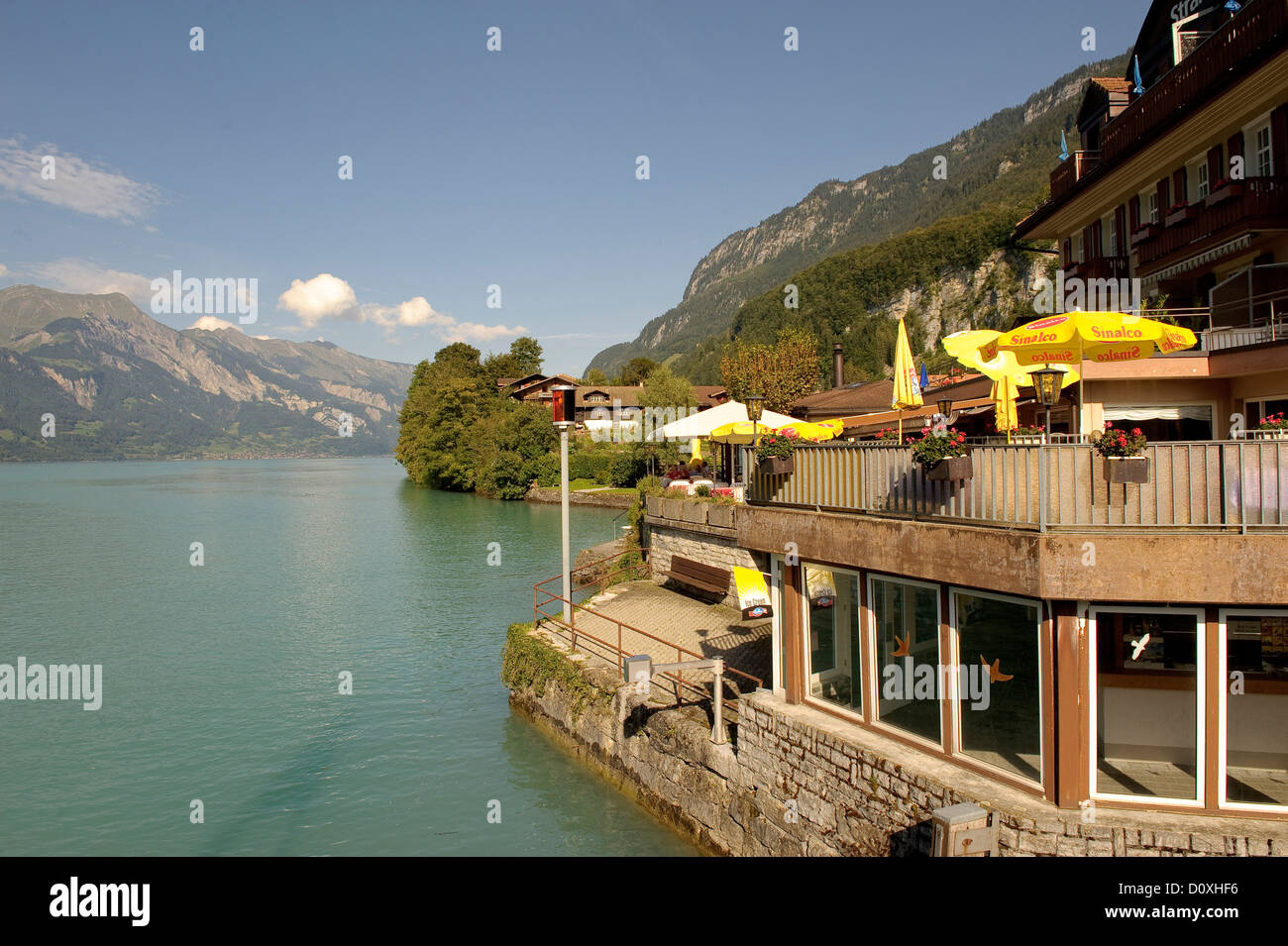 Berner Oberland, Brienzersee, Iseltwald, Kanton Bern, Schweiz, Europa ...