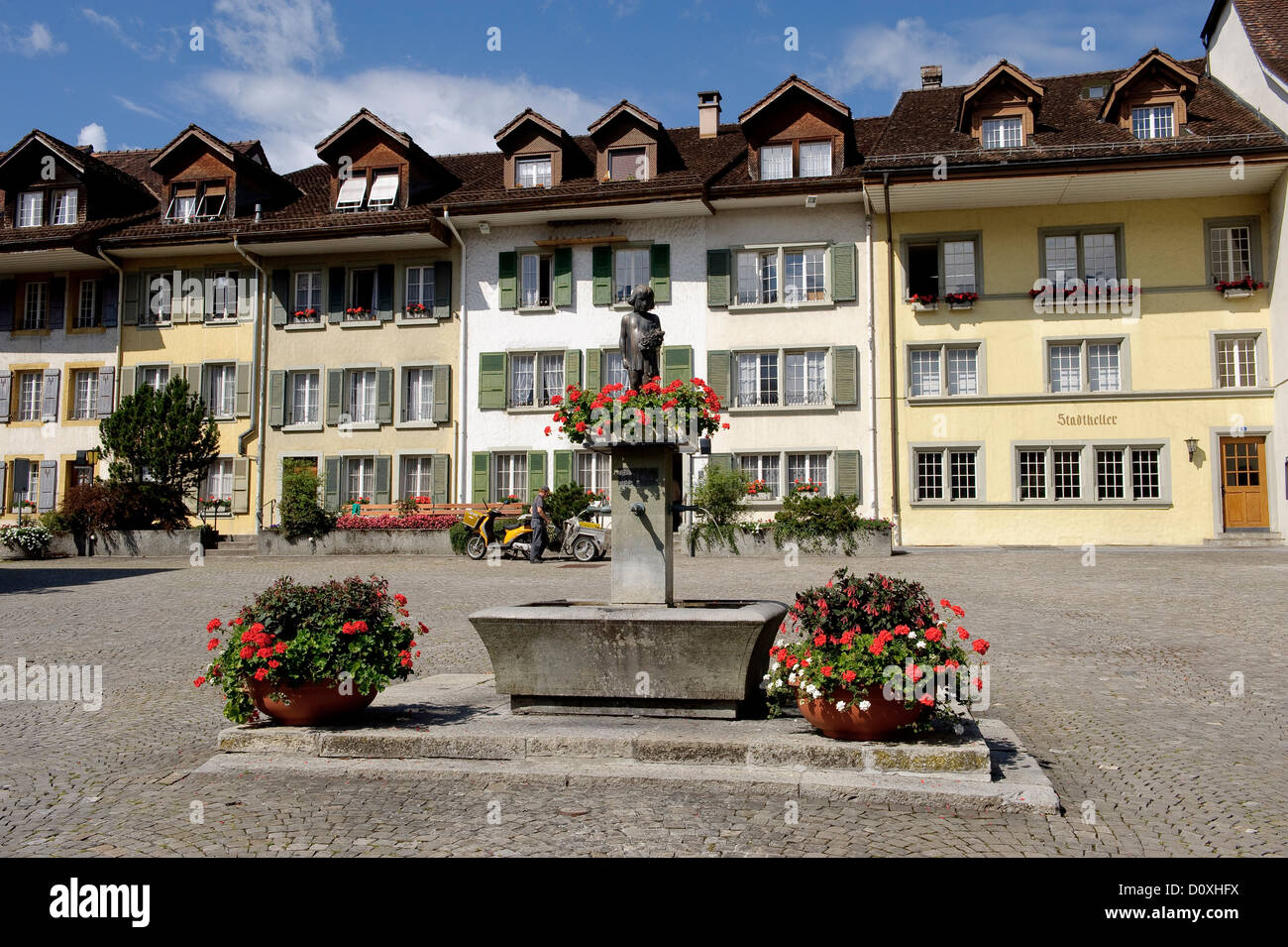 Old Town, Berner Oberland, Interlaken, Kanton Bern, Schweiz, Europa ...