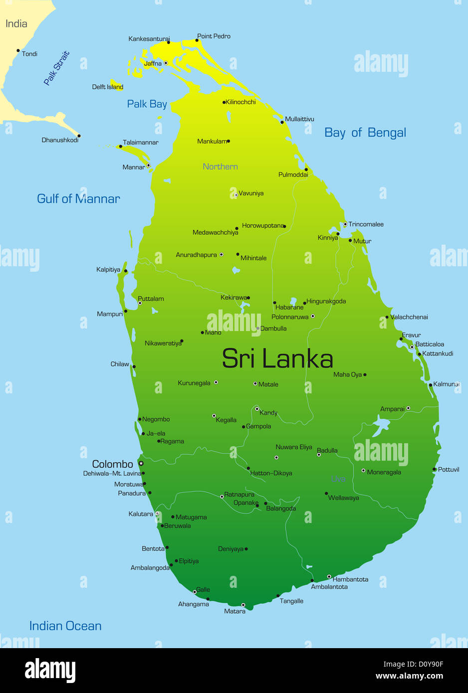 Sri lanka map colombo -Fotos und -Bildmaterial in hoher Auflösung ...
