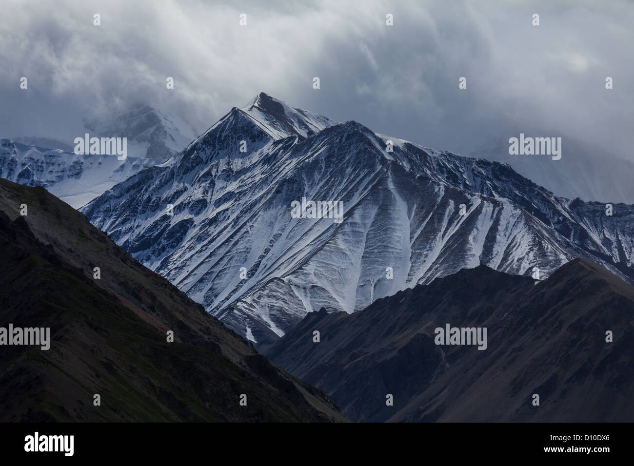 Berge im Denali Nationalpark in Alaska Stockfotografie - Alamy