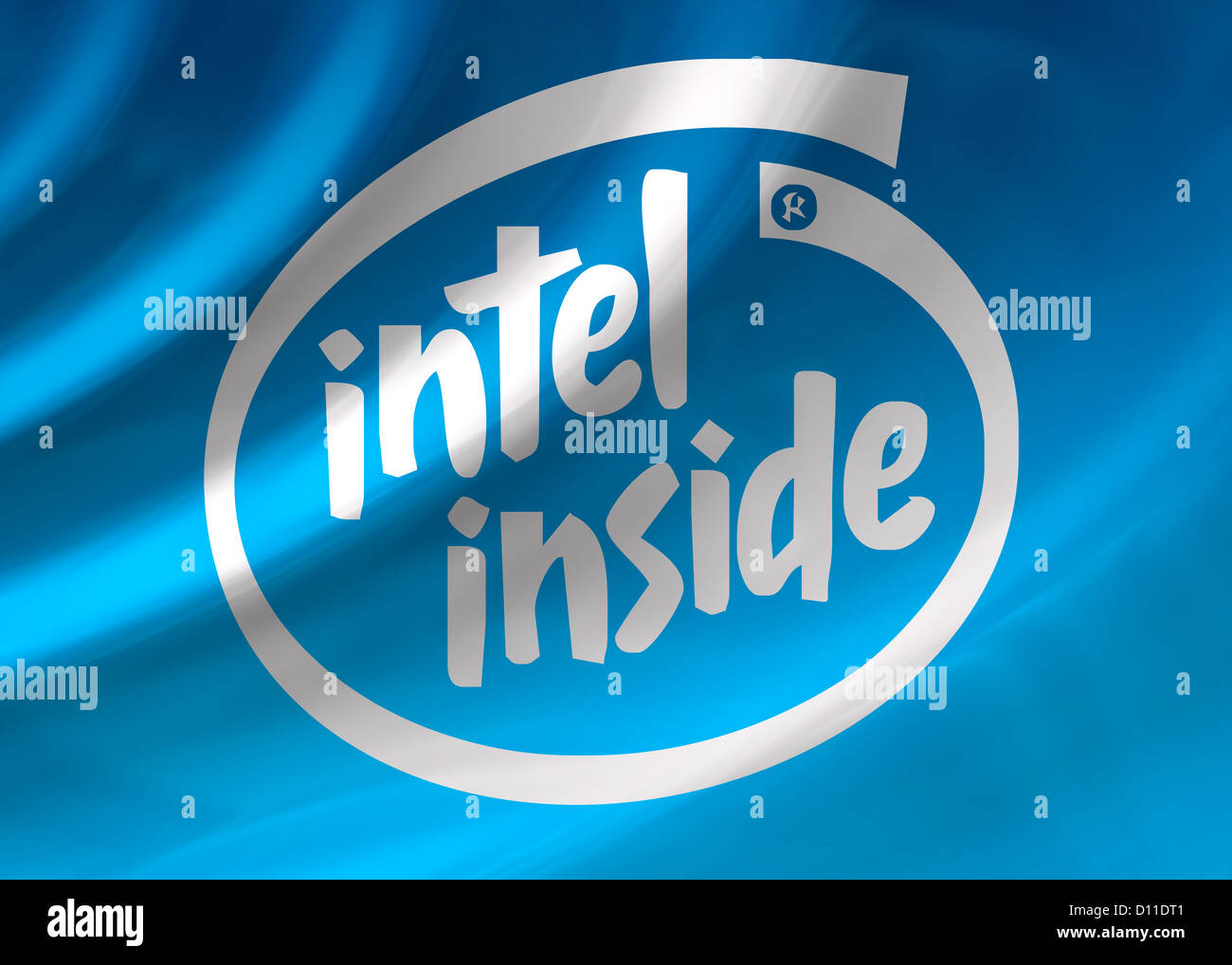 Intel Inside® Symbol logo Logo Flagge Stockfotografie - Alamy