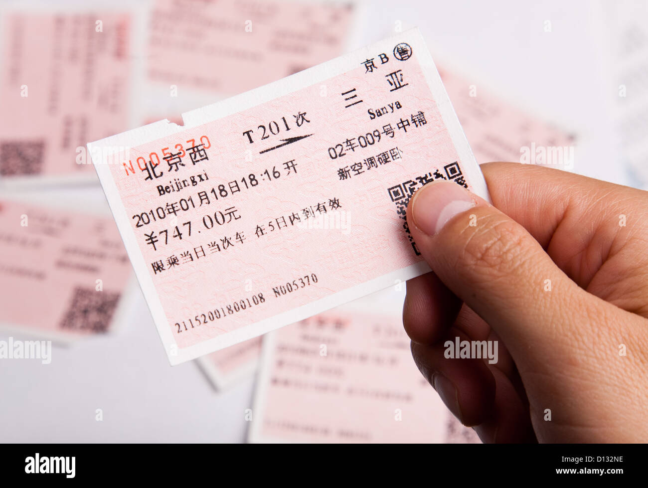 Train ticket -Fotos und -Bildmaterial in hoher Auflösung – Alamy