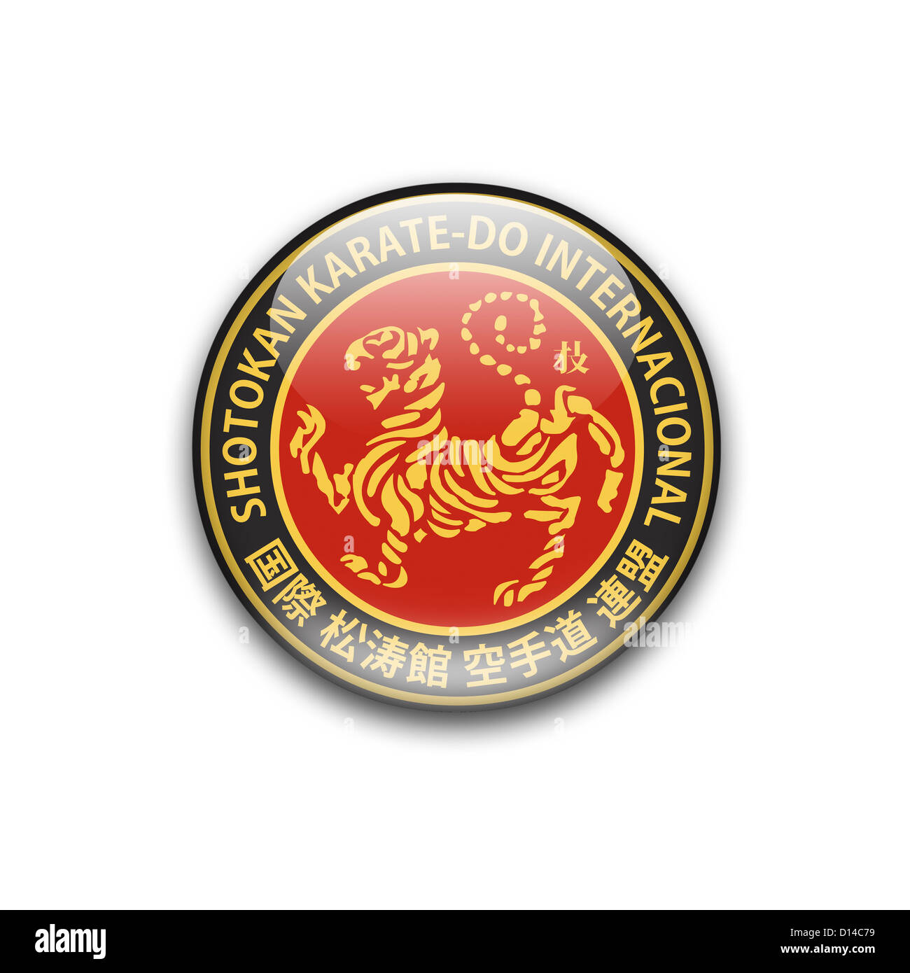 Shotokan Karate - das internationale Emblem Flagge Symbol ...
