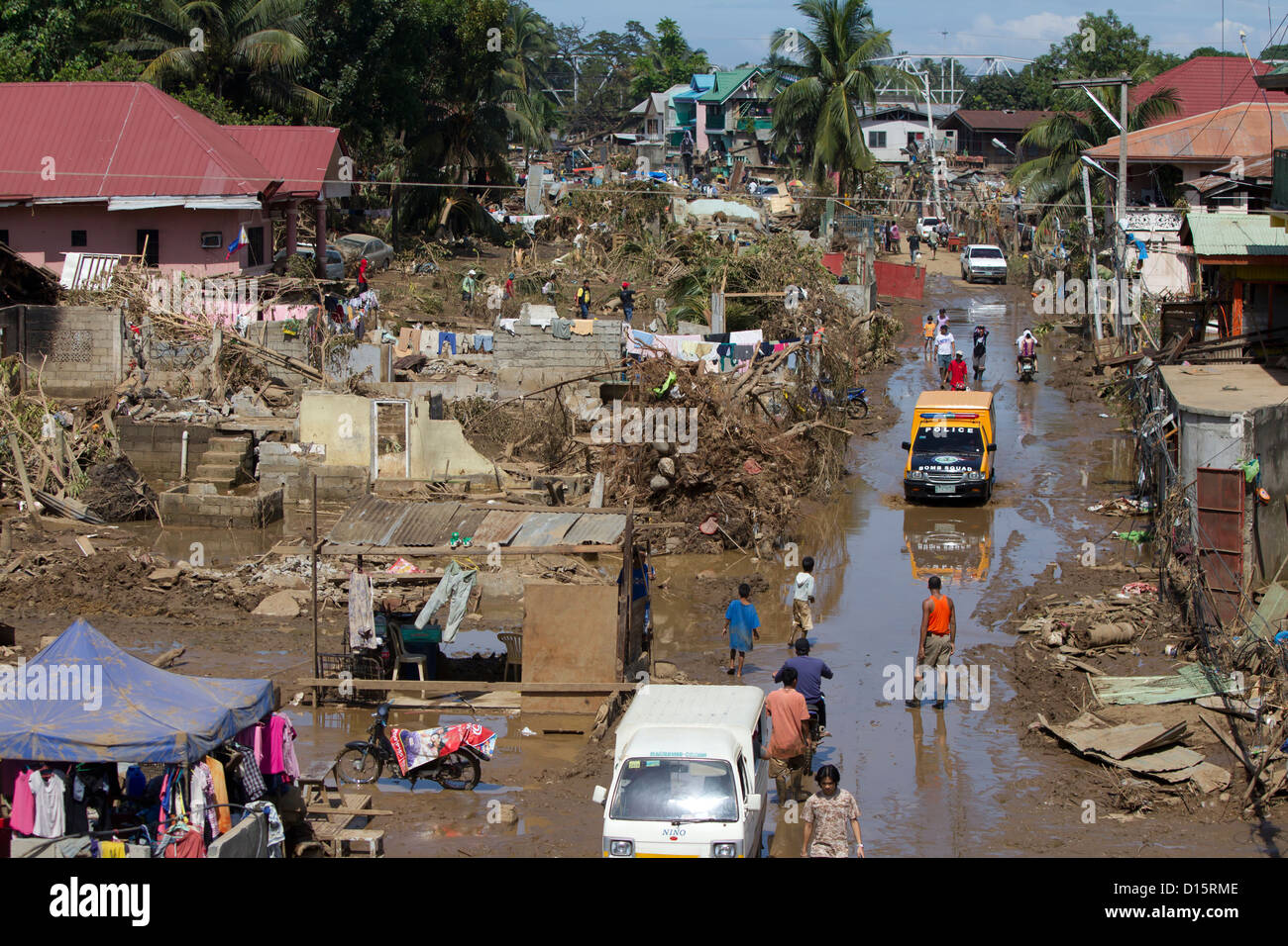 Acacia Street, Cagayan De Oro, Mindanao, Philippinen & Anschluss an ...