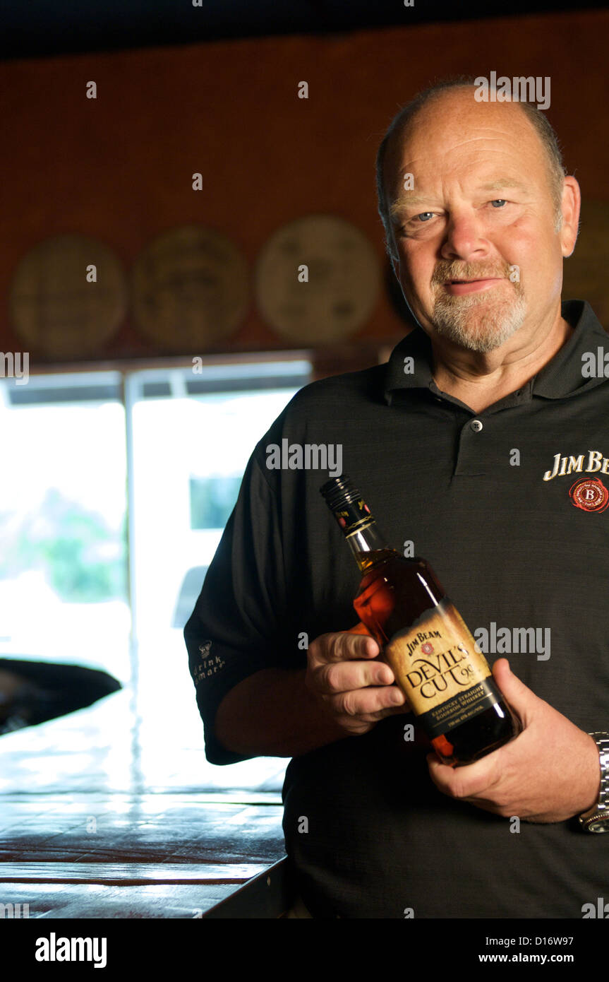 Fred Noe, der Urenkel von Jim Beam, ist der Brennmeister für Jim Beam ...