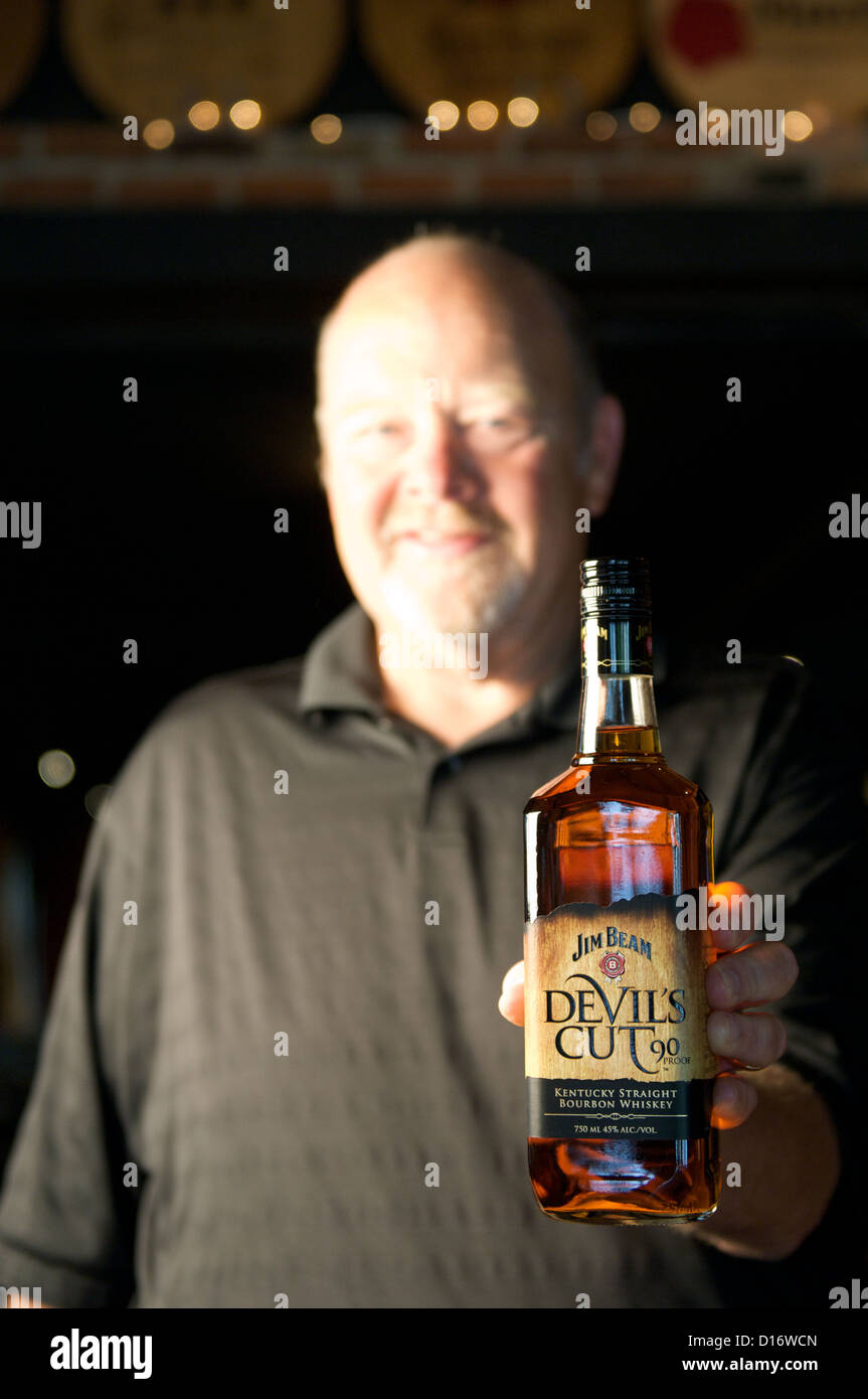 Fred Noe, der Urenkel von Jim Beam, ist der Brennmeister für Jim Beam ...